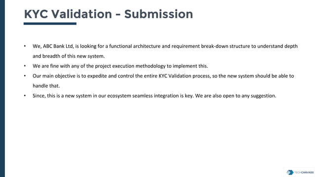 Kyc project techcanvas | PDF