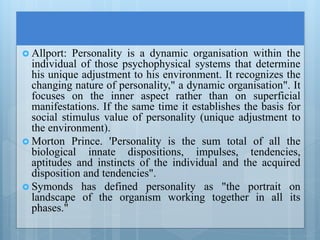 Personality | PPTX