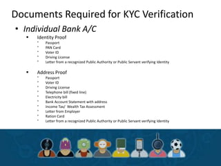 Kyc verification | PPTX