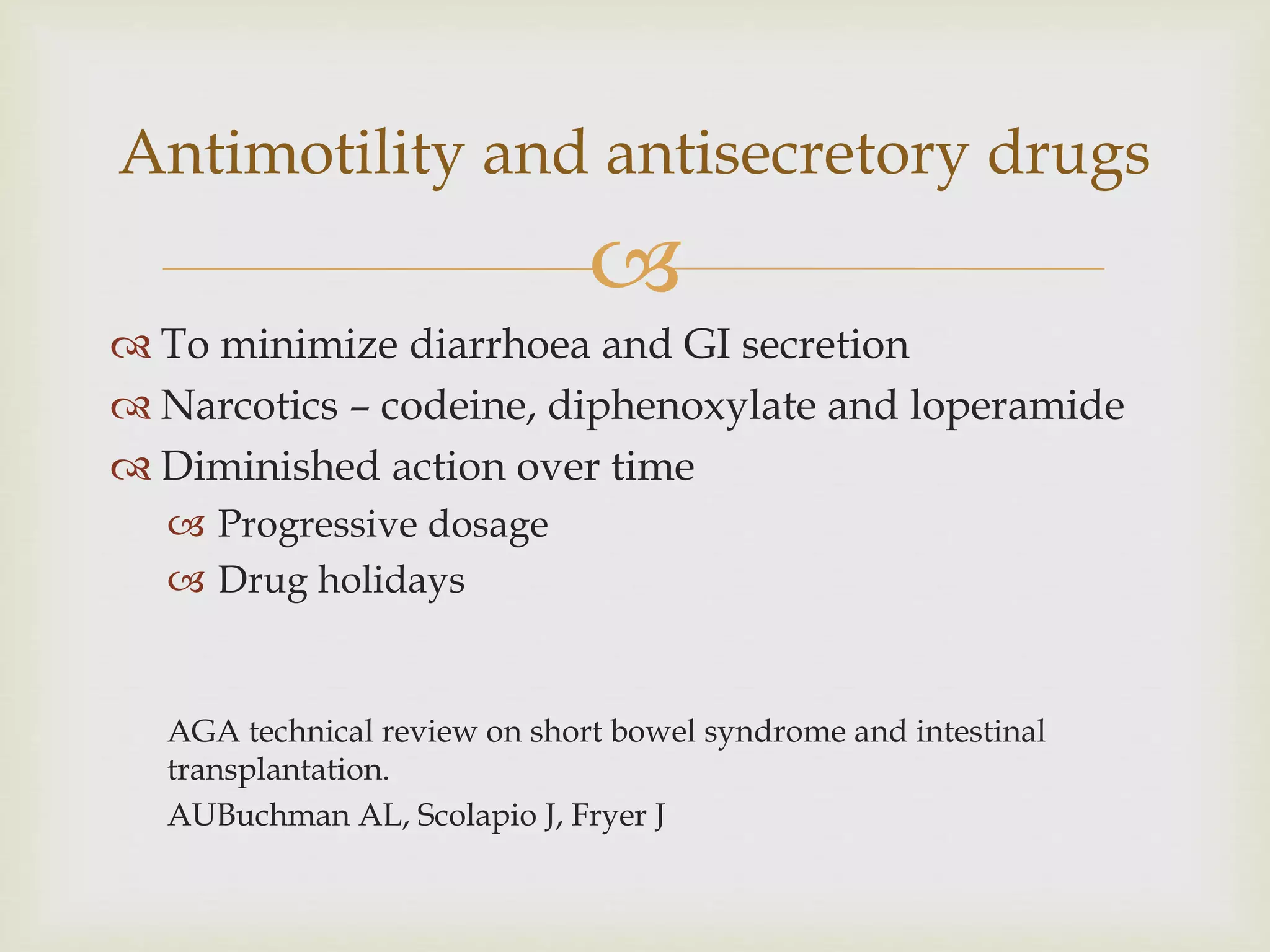 Short bowel syndrome | PPTX