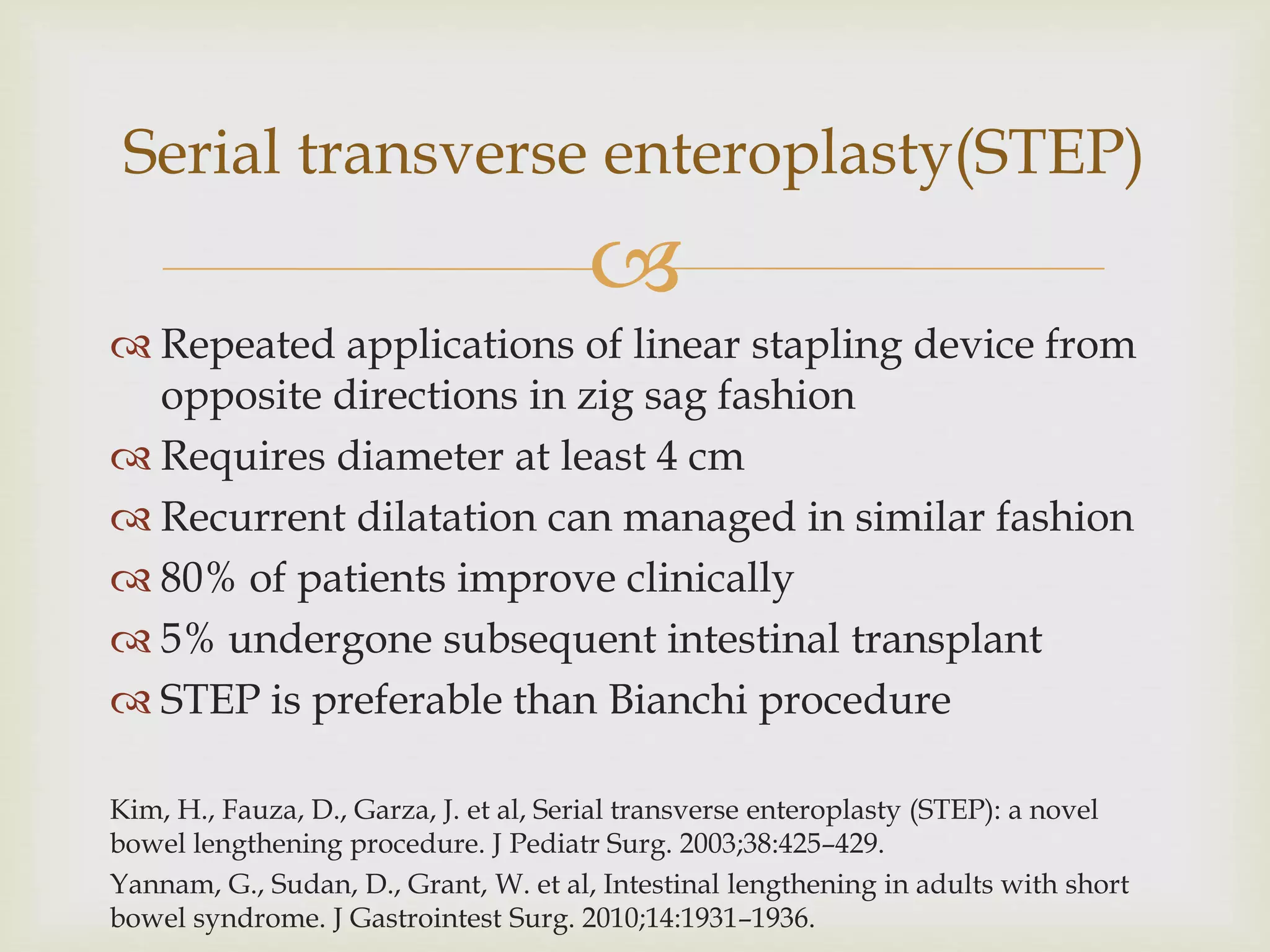Short bowel syndrome | PPTX