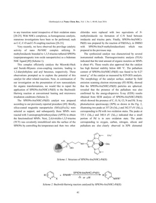 Efficient buchwald hartwig reaction catalyzed by spions-bis(NHC)-Pd(II) | PDF