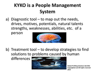 Kyko a management profiling system | PPTX
