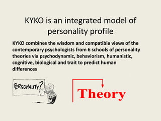 Kyko - an integrated model of personality profile | PPTX