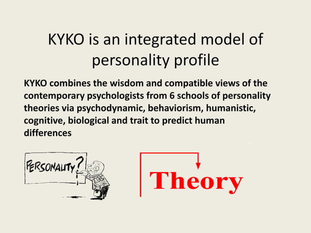 Kyko - an integrated model of personality profile | PPTX