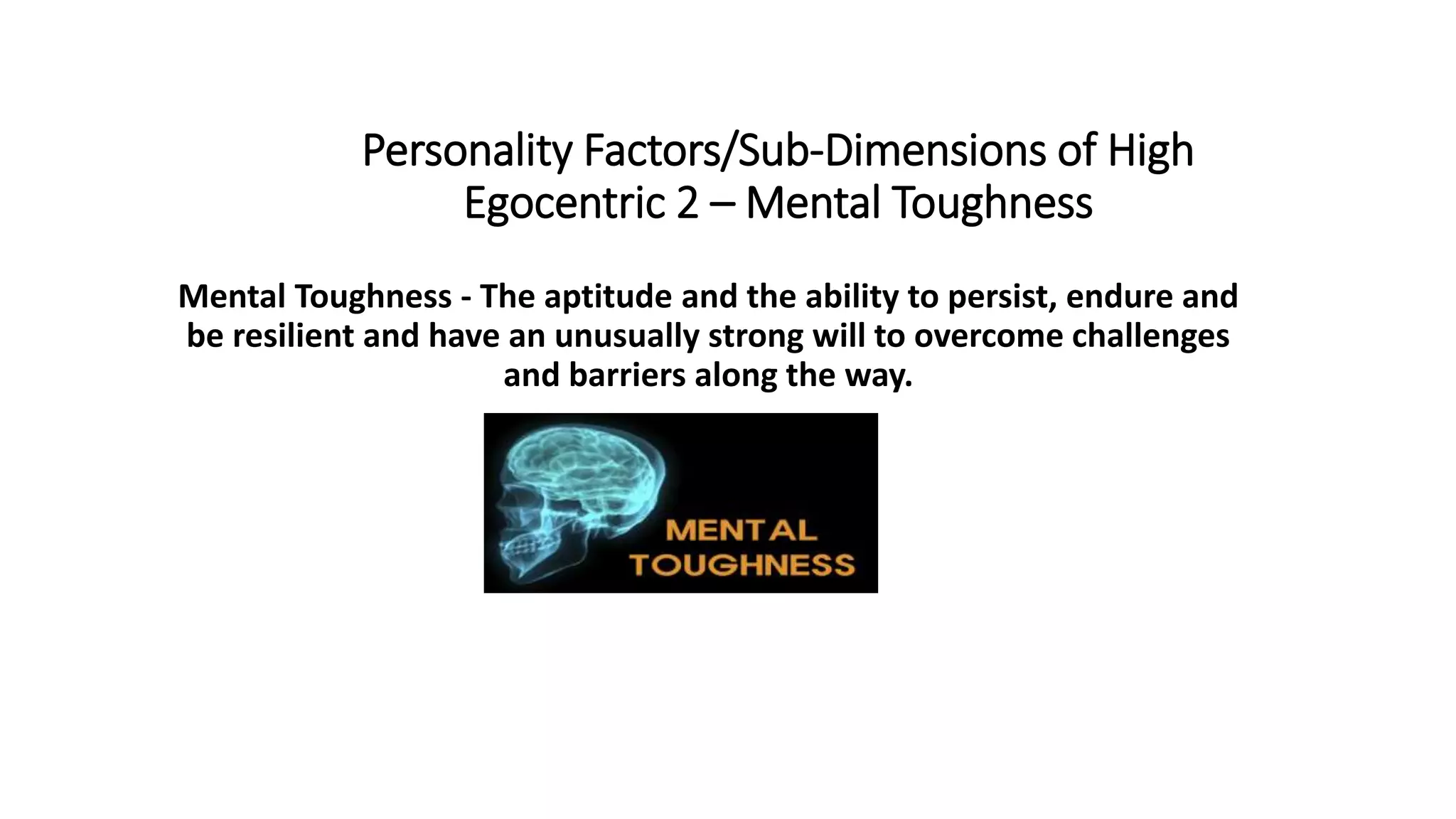 Kykology - Egocentric Dimension: Types and traits of the integrated ...