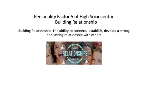 Kykology sociocentric dimension of the integrated model of personality ...