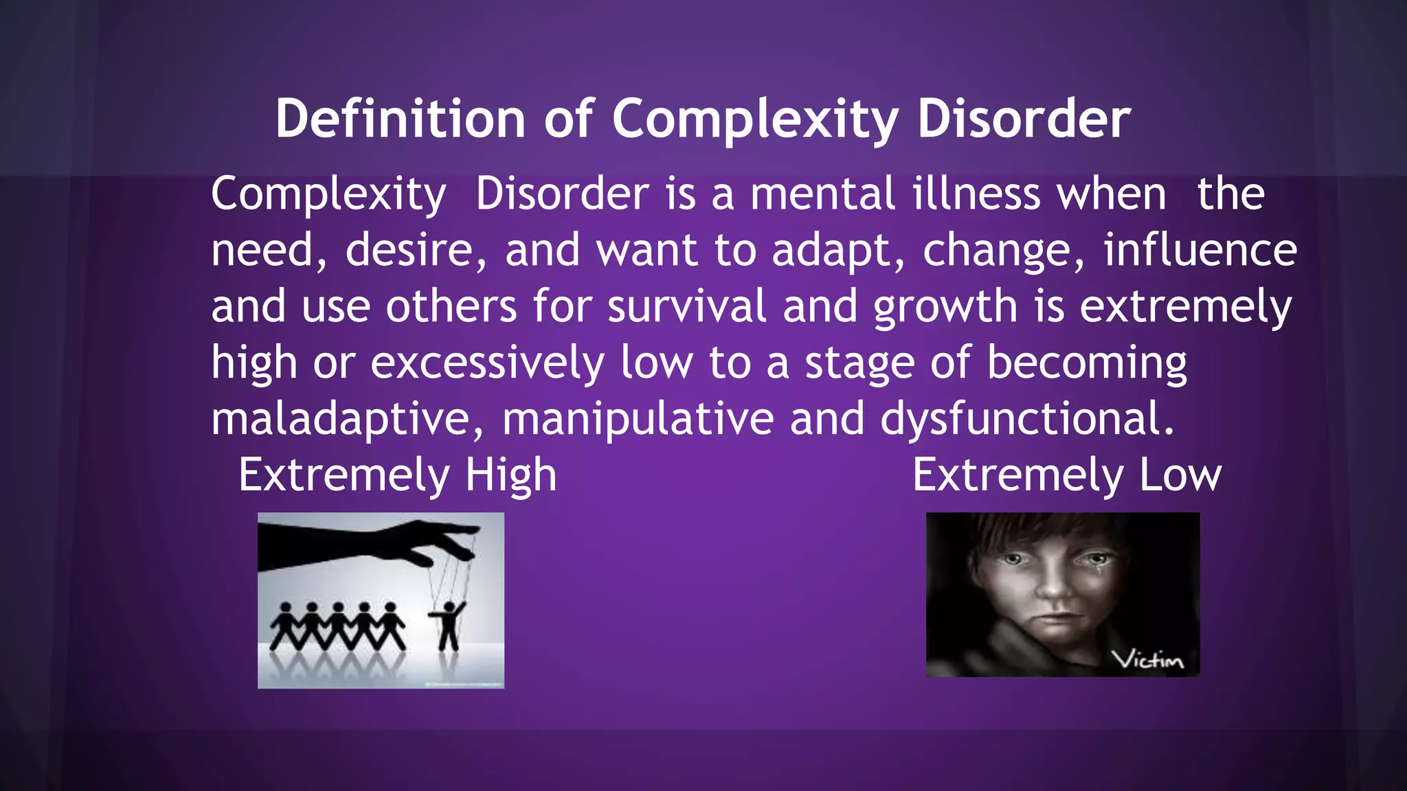 Kykology complexity personality disorder | PPT
