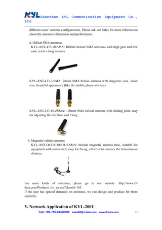 KYL 200U user manual | DOC