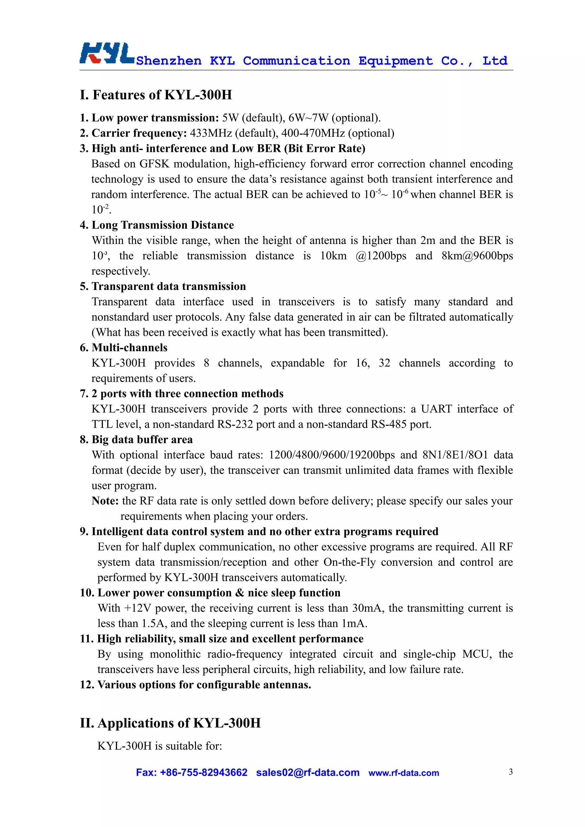 KYL 300H wireless module user manual | DOC | Computer Peripherals ...