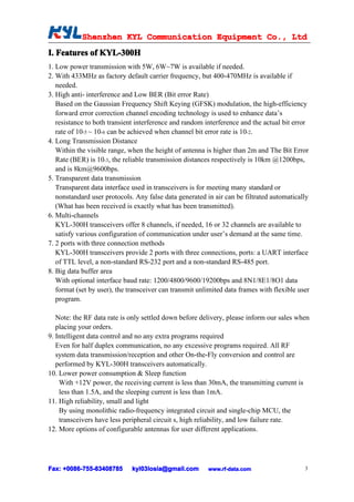 Kyl 300 h user manual | PDF