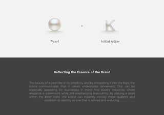 Kyle Men's Pearl Jewelry - Brand Identity Design | PDF