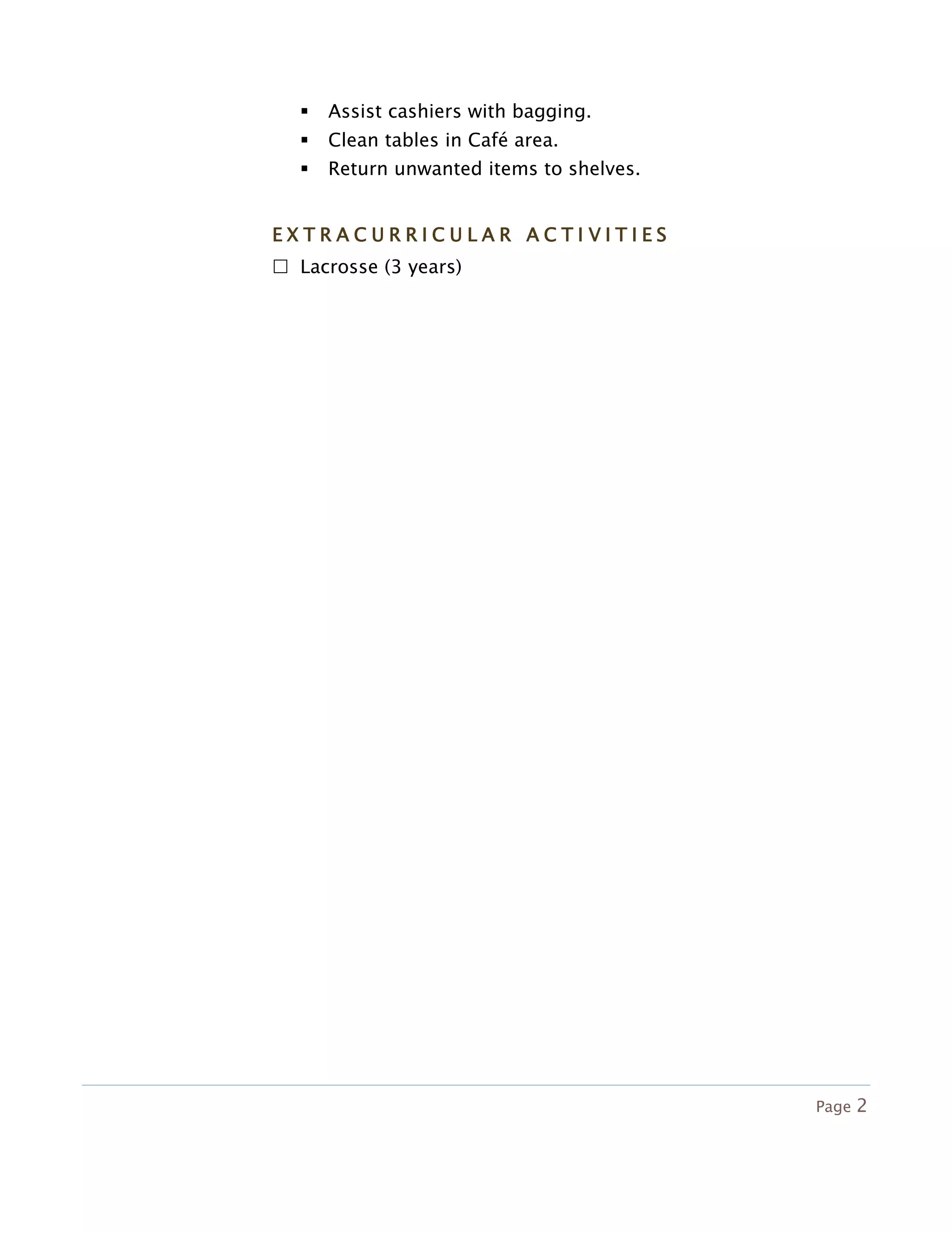 Kyle begor resume | DOCX