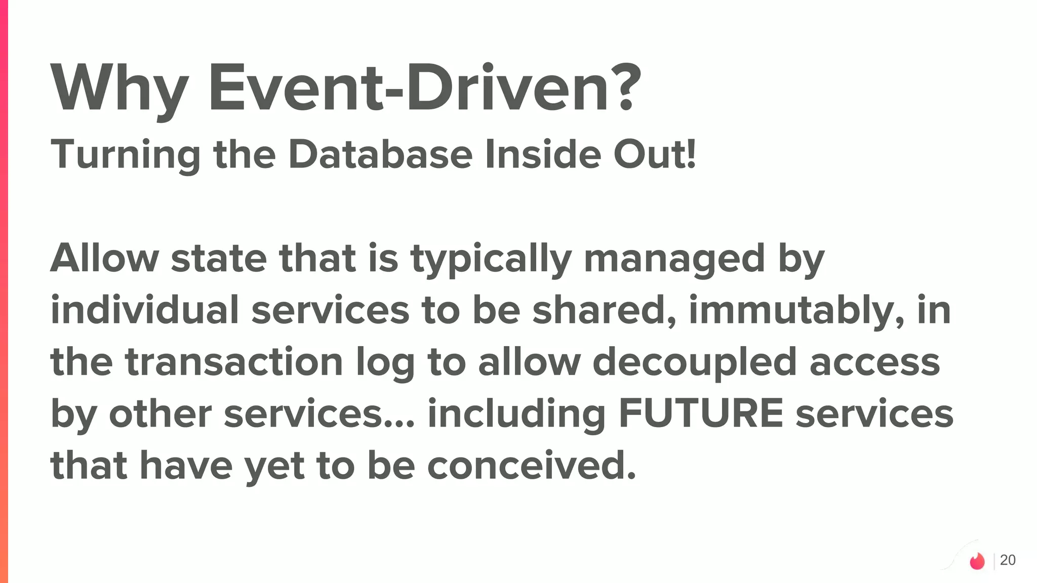 Event Driven Architecture with a RESTful Microservices Architecture (Kyle Bendickson, Tinder ...