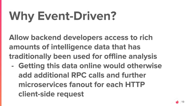Event Driven Architecture with a RESTful Microservices Architecture (Kyle Bendickson, Tinder ...