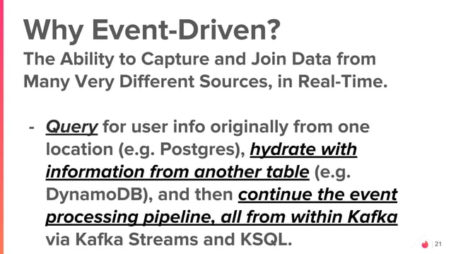 Event Driven Architecture with a RESTful Microservices Architecture (Kyle Bendickson, Tinder ...