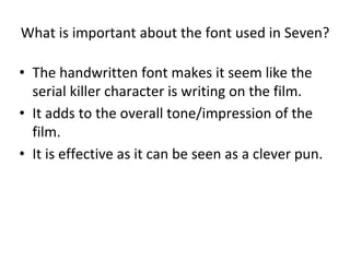 Kyle cooper interview questions | PPT