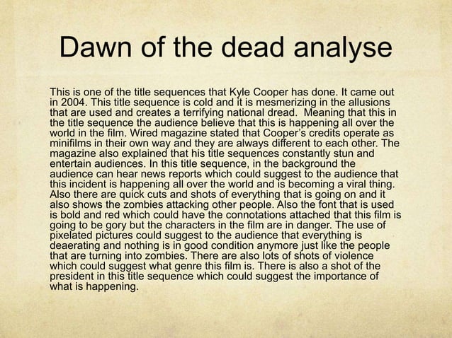 Kyle Cooper- the title sequence designer | PPTX | Horror | Genres