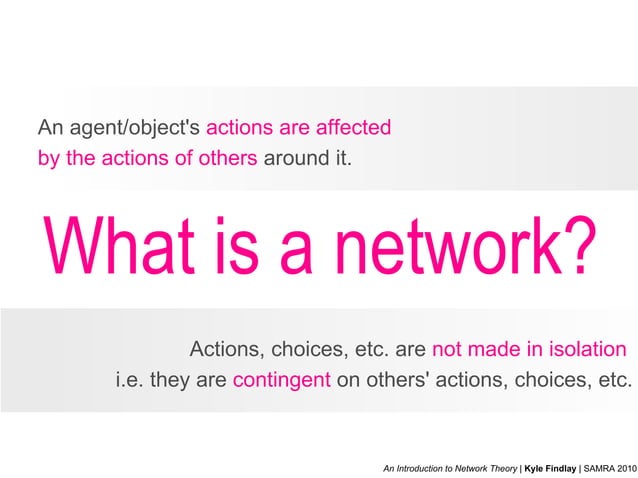 An Introduction to Network Theory | PPT | Social Networking | Internet