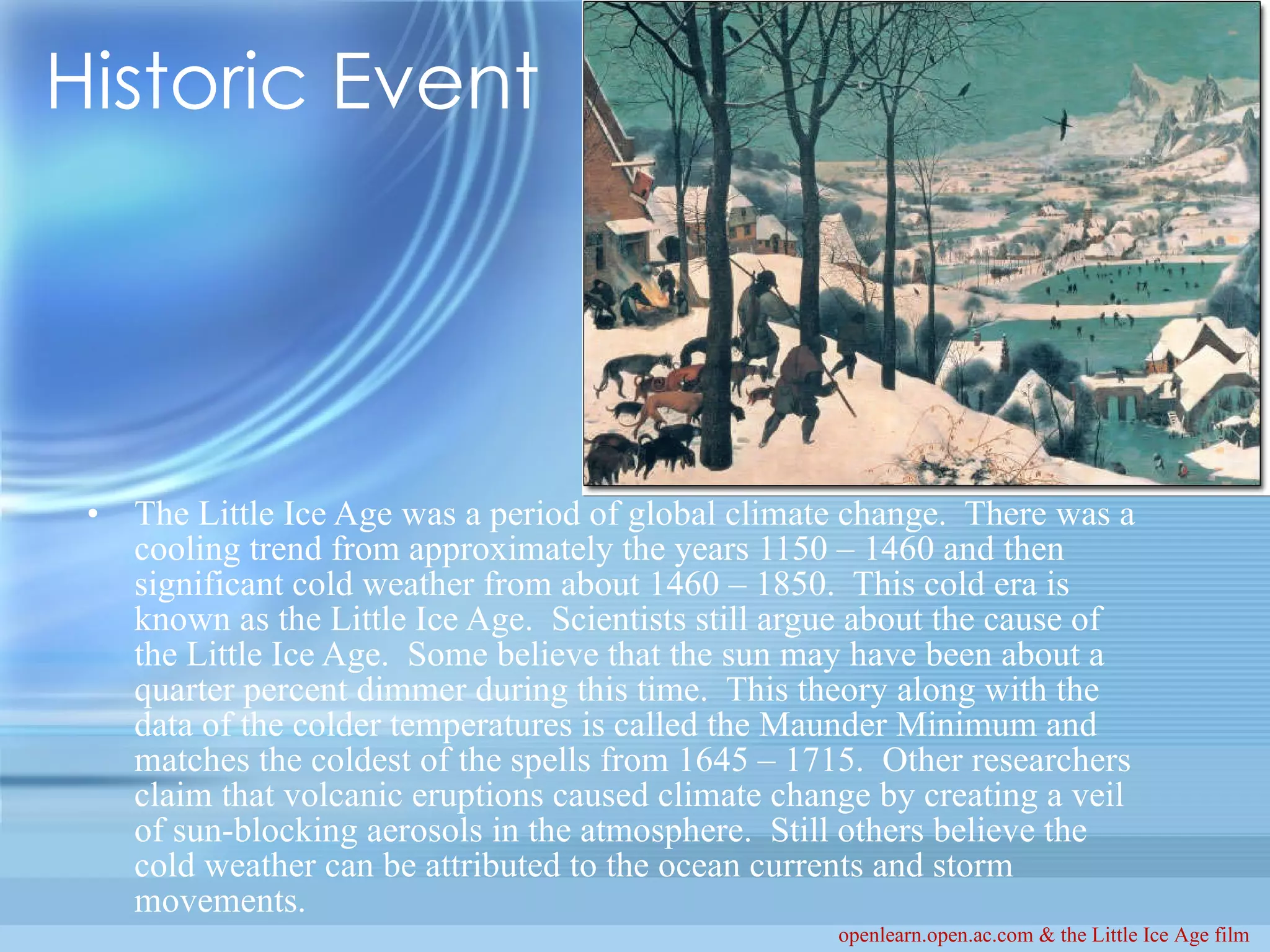 The Little Ice Age | PPT | Geology | Science