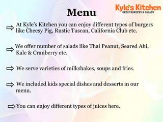 Kyle's Kitchen PPT | PPT