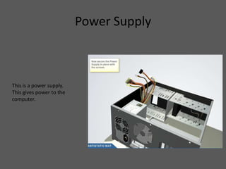 Unit 3, P1 computer components | PPT