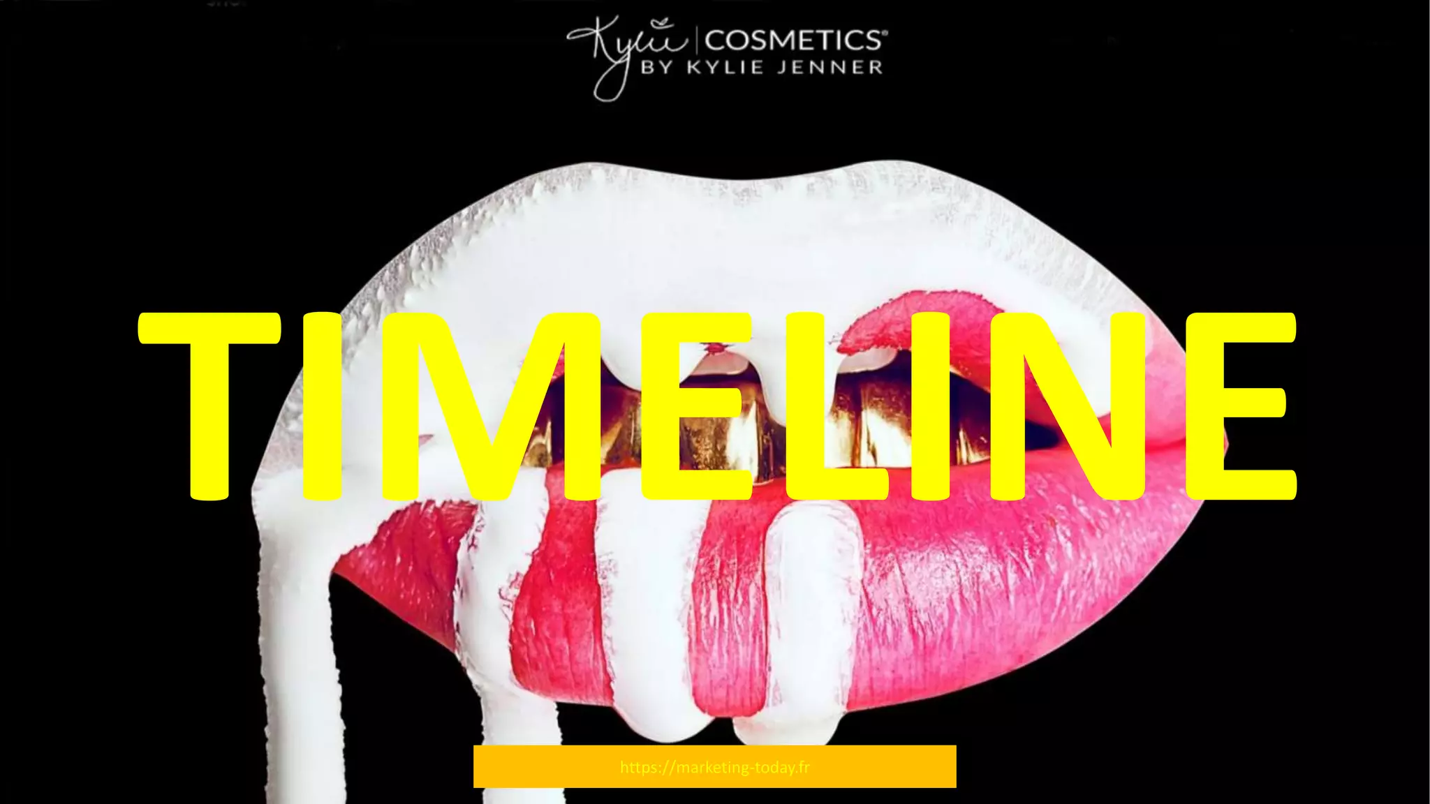 Kylie cosmetics Timeline | PPTX
