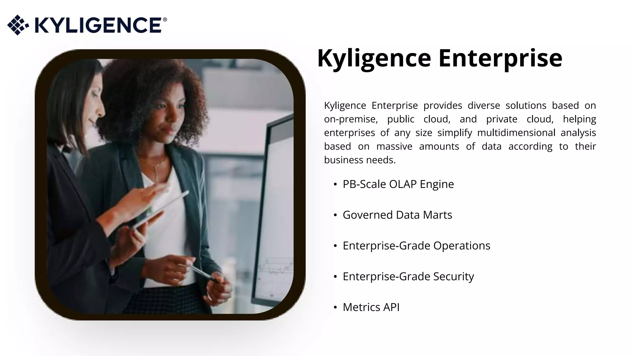 Kyligence AI-Powered Self-Service Analytics Metrics Platform | PPT