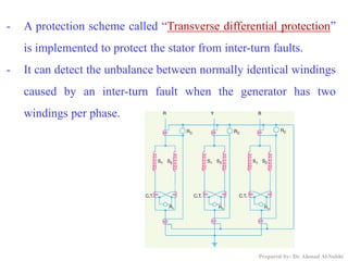 Lecture_22_-_Generator_Protection by Dr. AHmad-al-Subhi | PDF