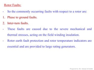 Lecture_22_-_Generator_Protection by Dr. AHmad-al-Subhi | PDF