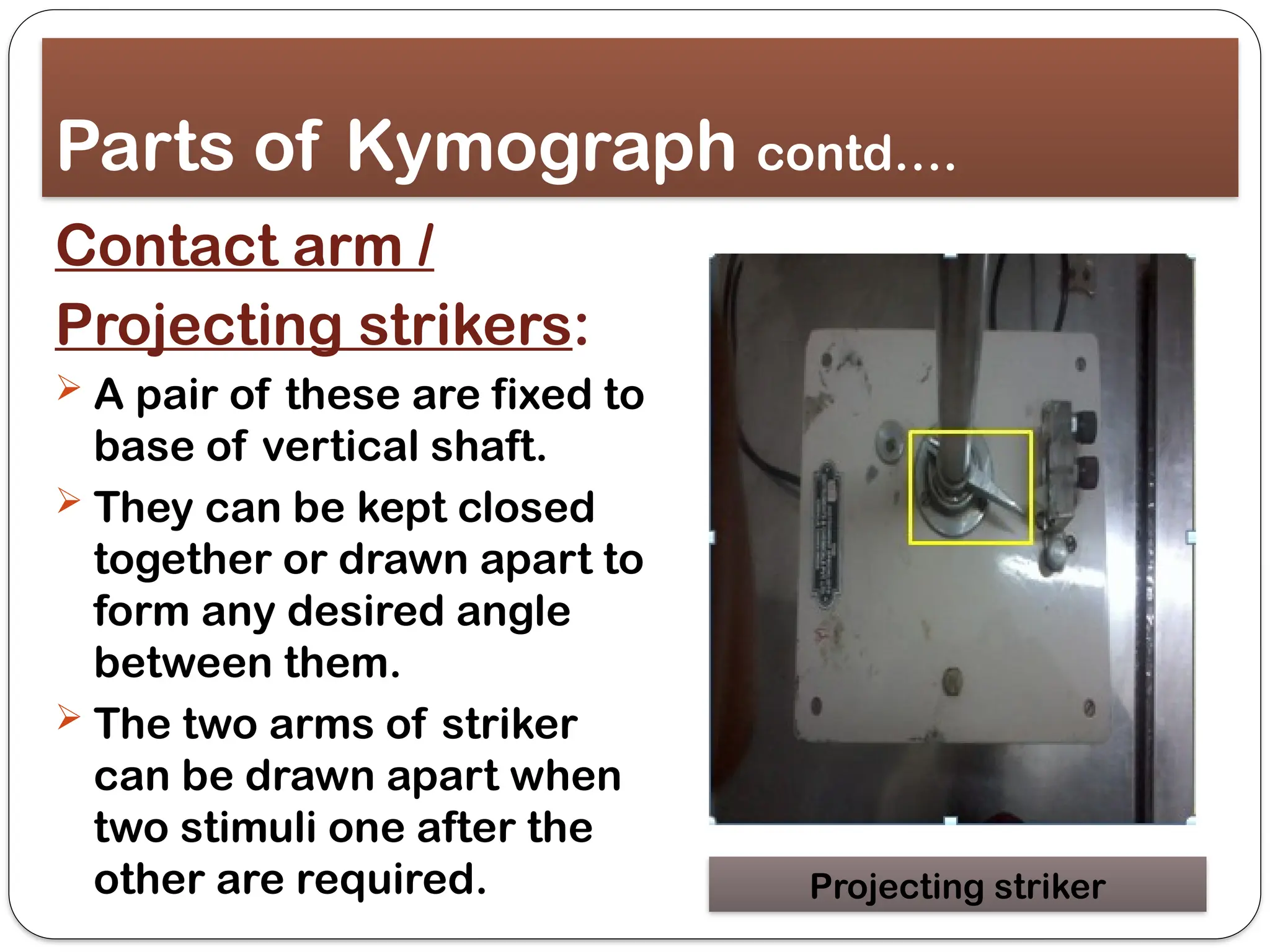 KYMOGRAPH. FOR UNDER GRAT UATE STUDENTS | PPTX