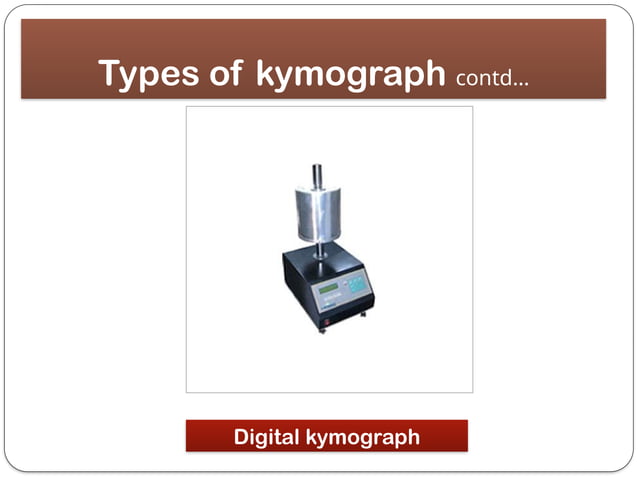 KYMOGRAPH. FOR UNDER GRAT UATE STUDENTS | PPTX