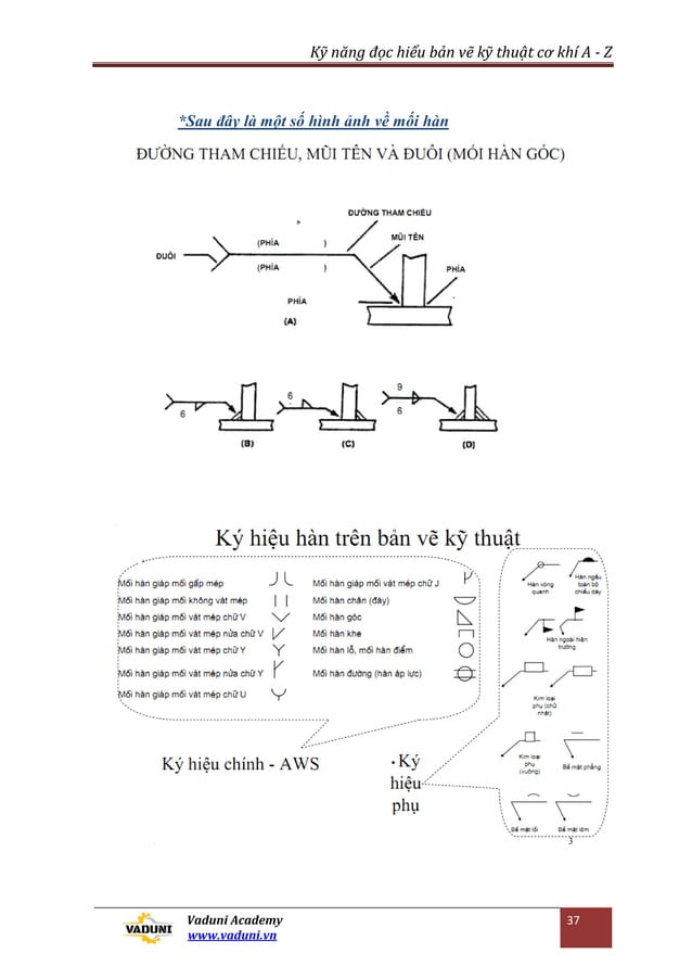 Kỹ năng đọc hiểu bản vẽ cơ khí - VADUNI | PDF