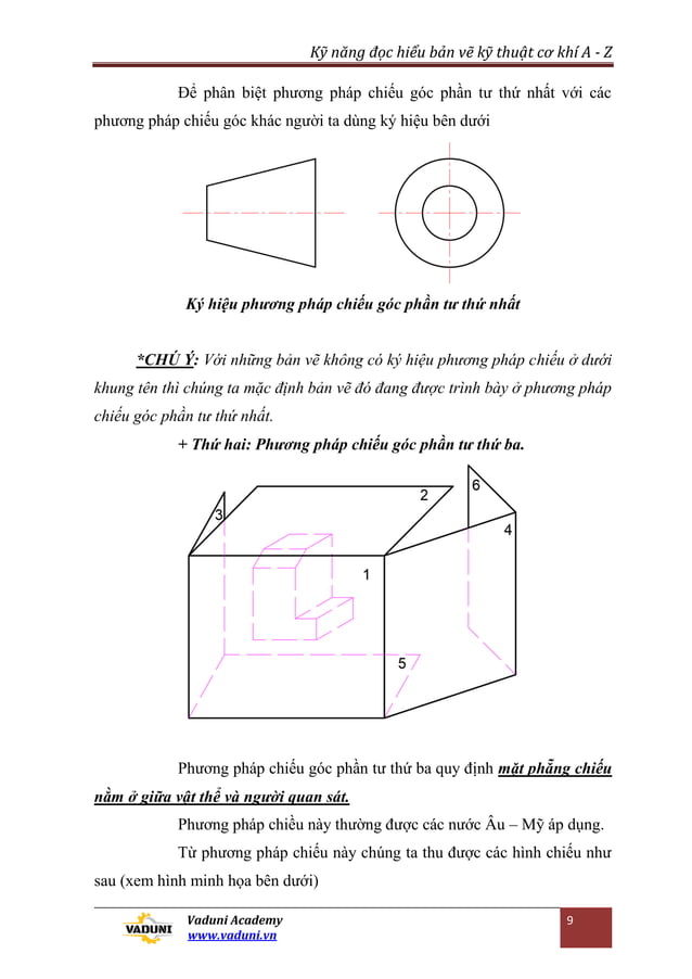 Kỹ năng đọc hiểu bản vẽ cơ khí - VADUNI | PDF