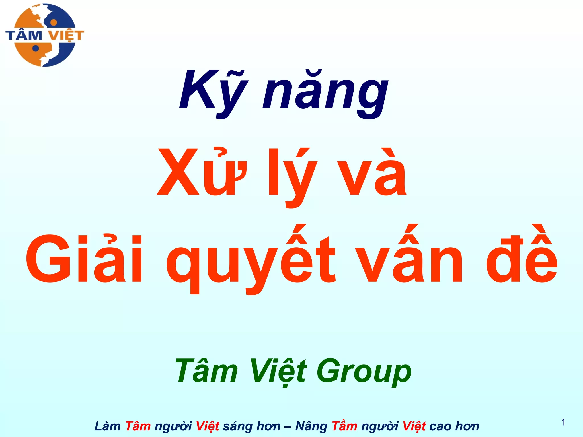Ky nang giai quyet van de | PPT