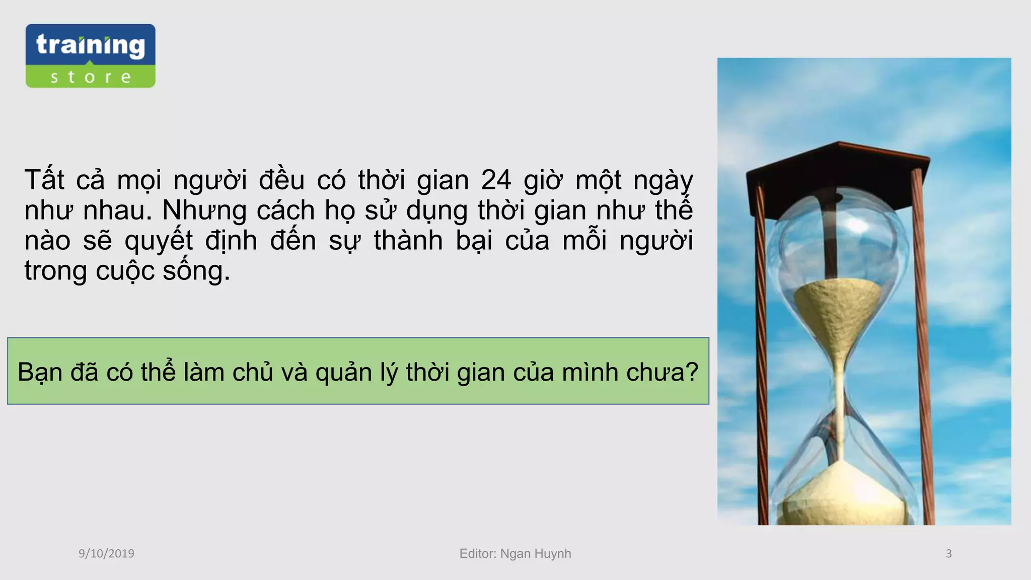 Ky nang quan ly thoi gian hieu qua - lam chu thoi gian, ban da thuc hien dung cach - ma tran ...