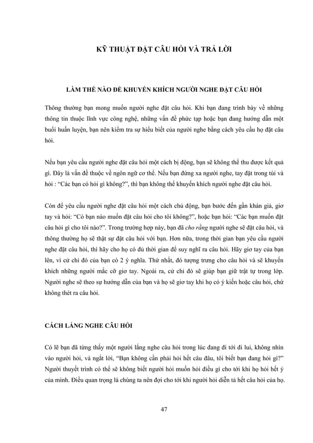 Ky nang thuyet trinh | PDF