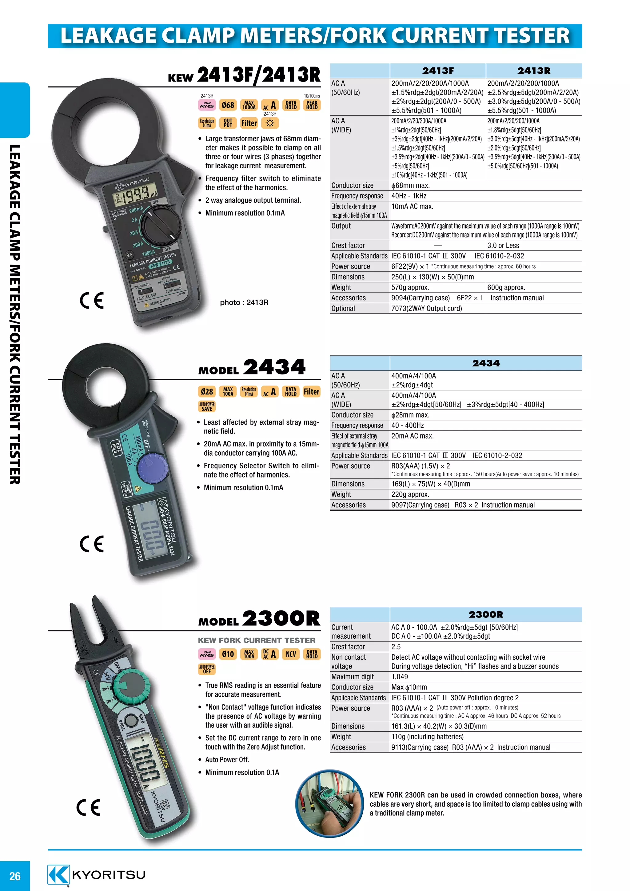Kyoritsu Electrical Test Tools in ROnexbd | PDF