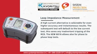 Kyoritsu Multi-Function Testers | KEW 6016 | PDF