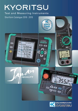 Kyoritsu product catalog 2018 2019 | PDF
