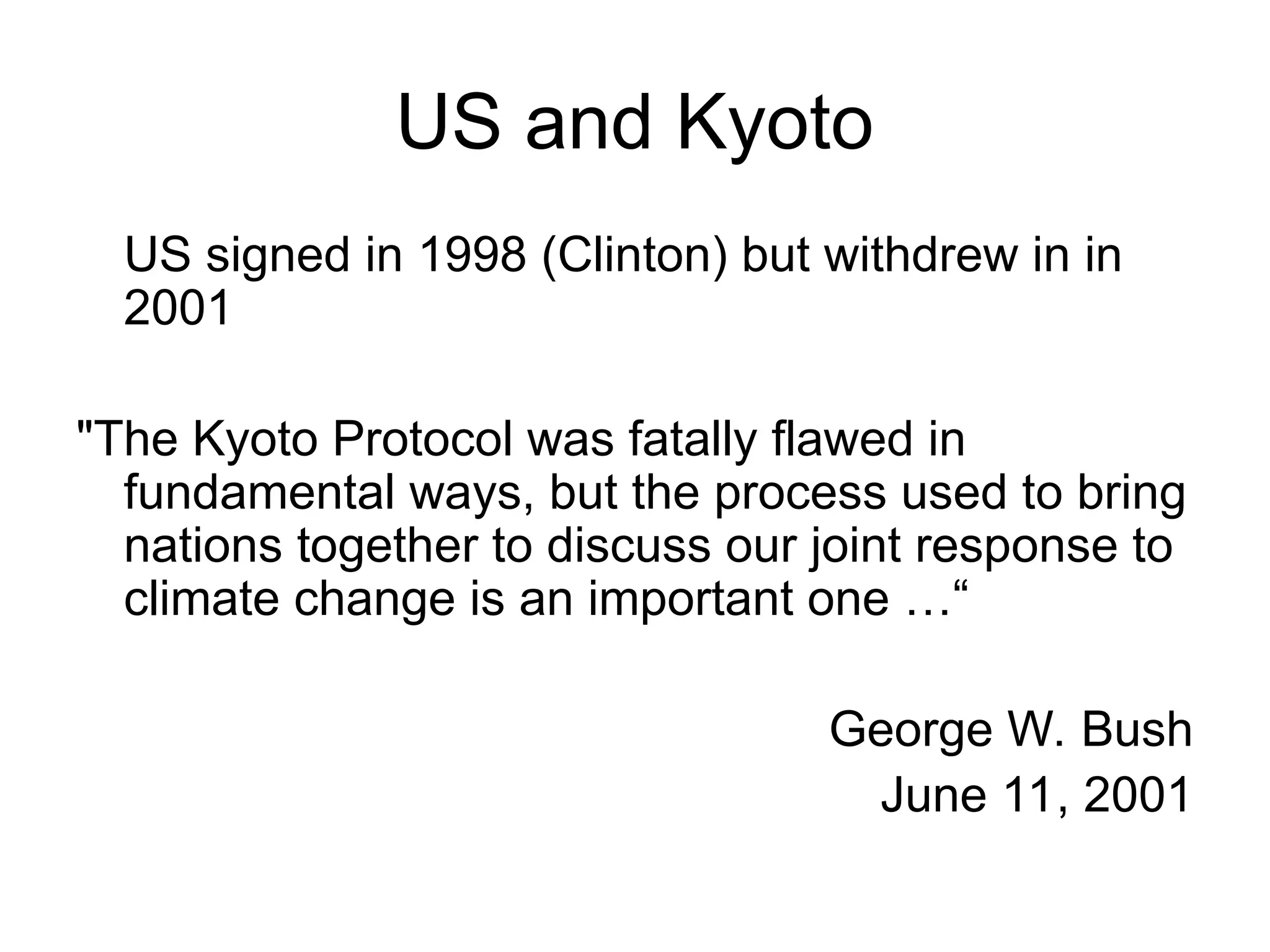 kyoto protocol a strategi step in climate action | PPT