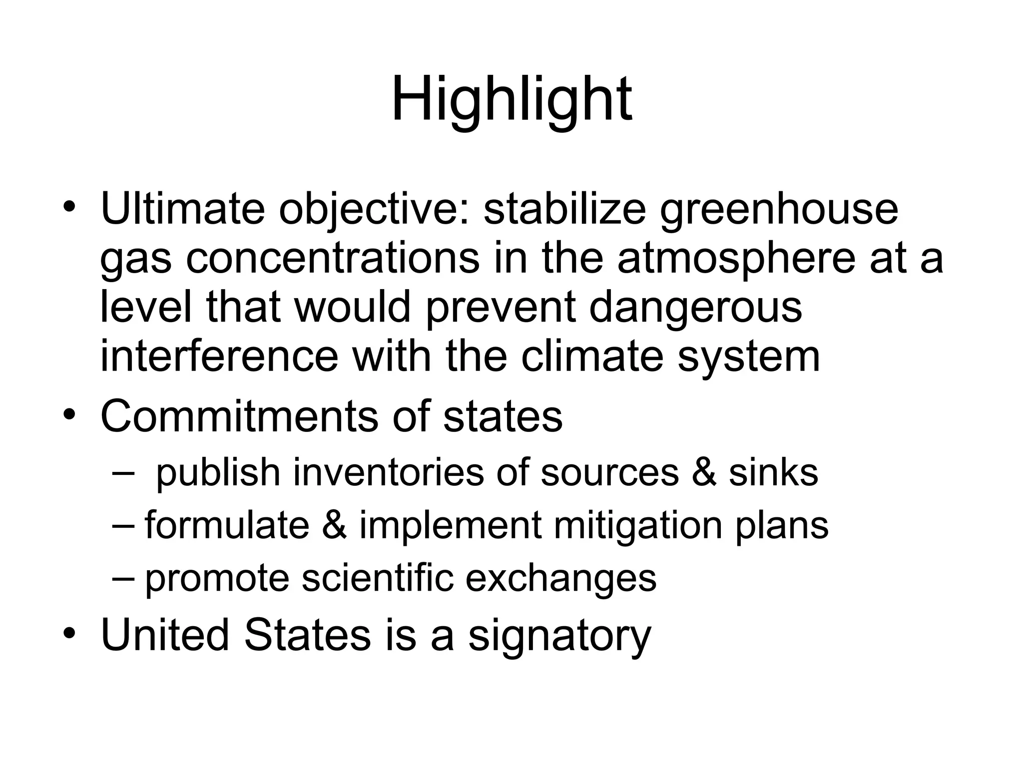 kyoto protocol a strategi step in climate action | PPT