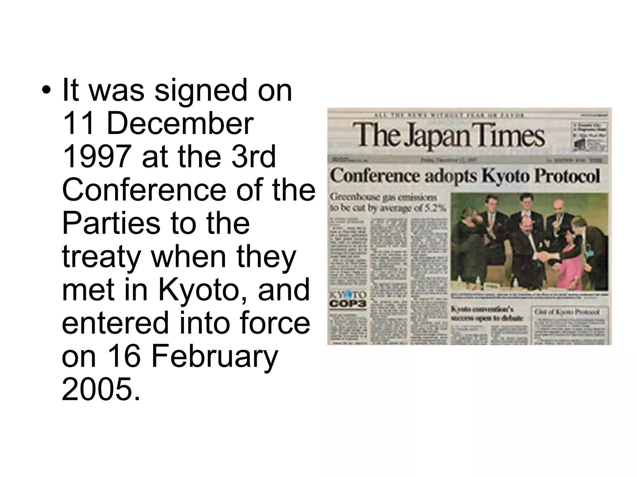 Kyoto Protocol | PPT