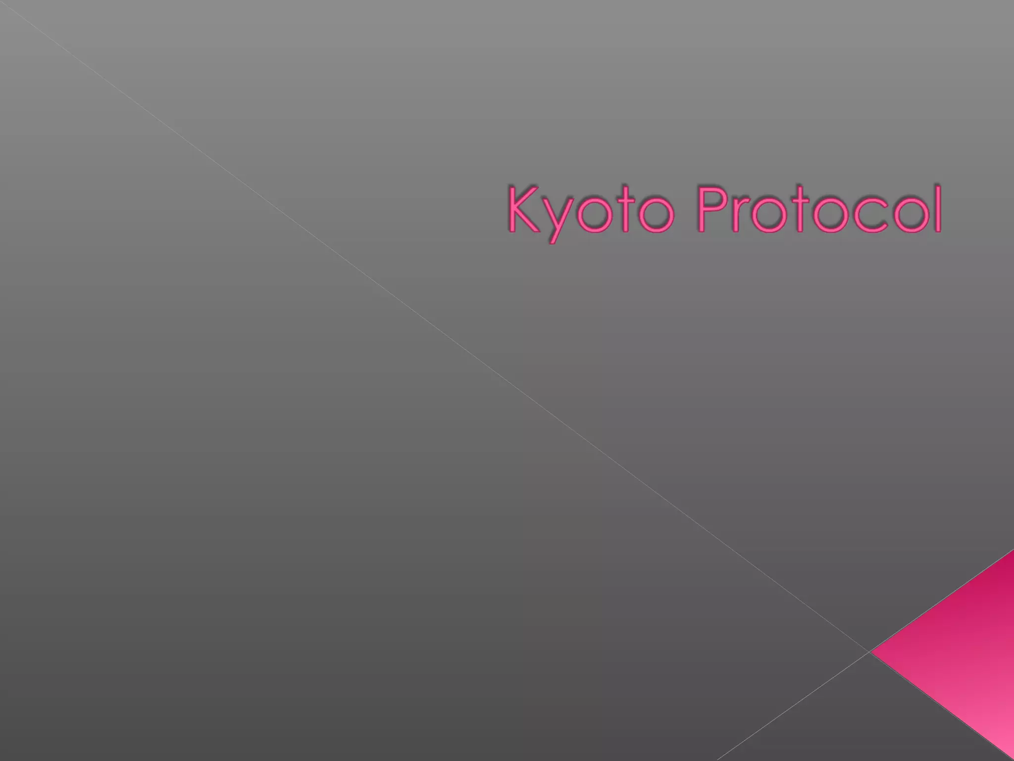 Kyoto protocol | PPT