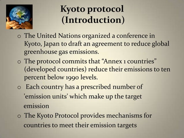 Kyoto protocol | PPT