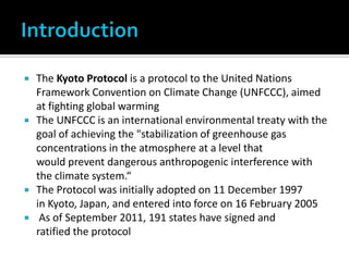 Kyoto protocol | PPTX