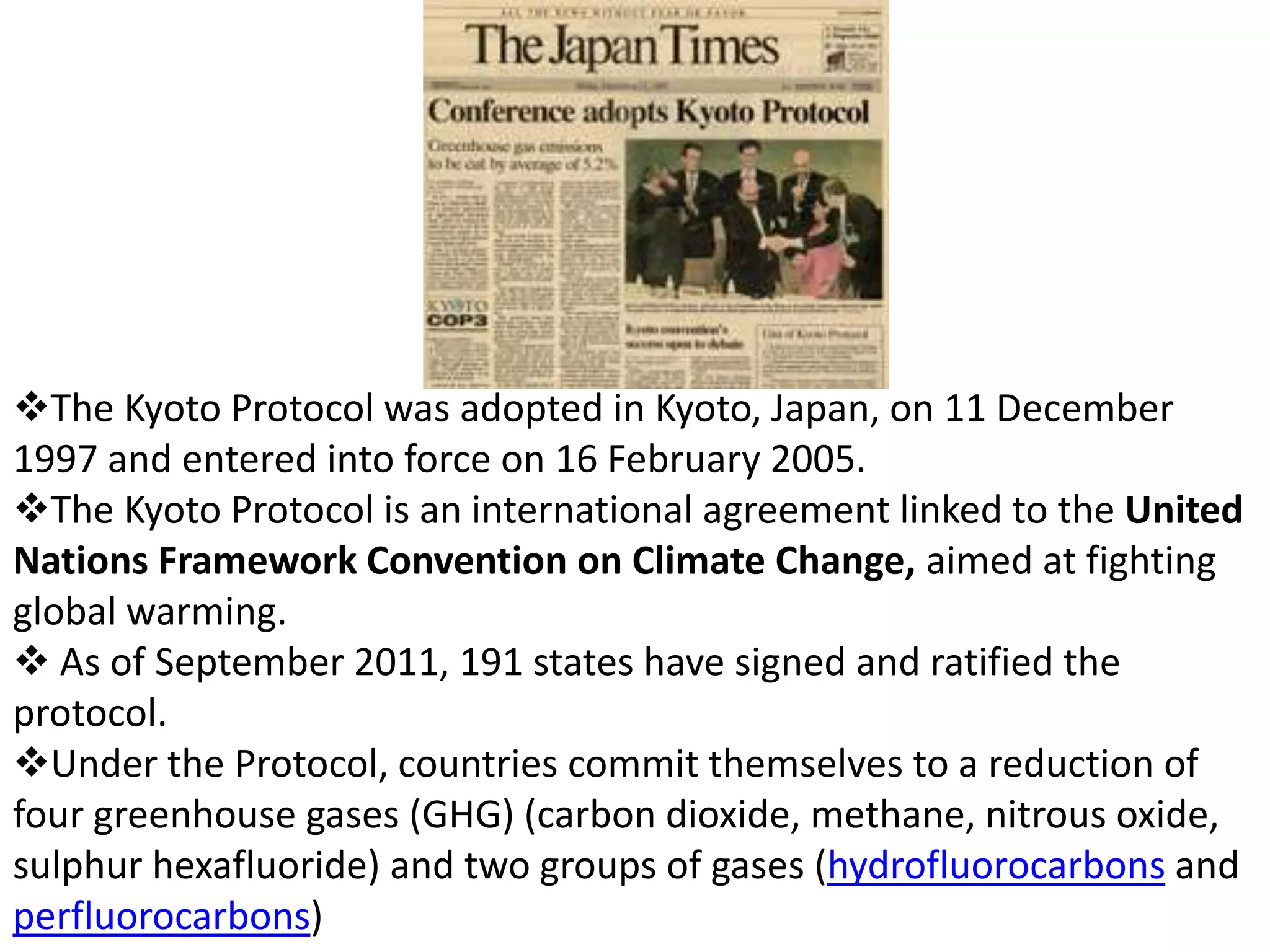 Kyoto Protocol | PPSX