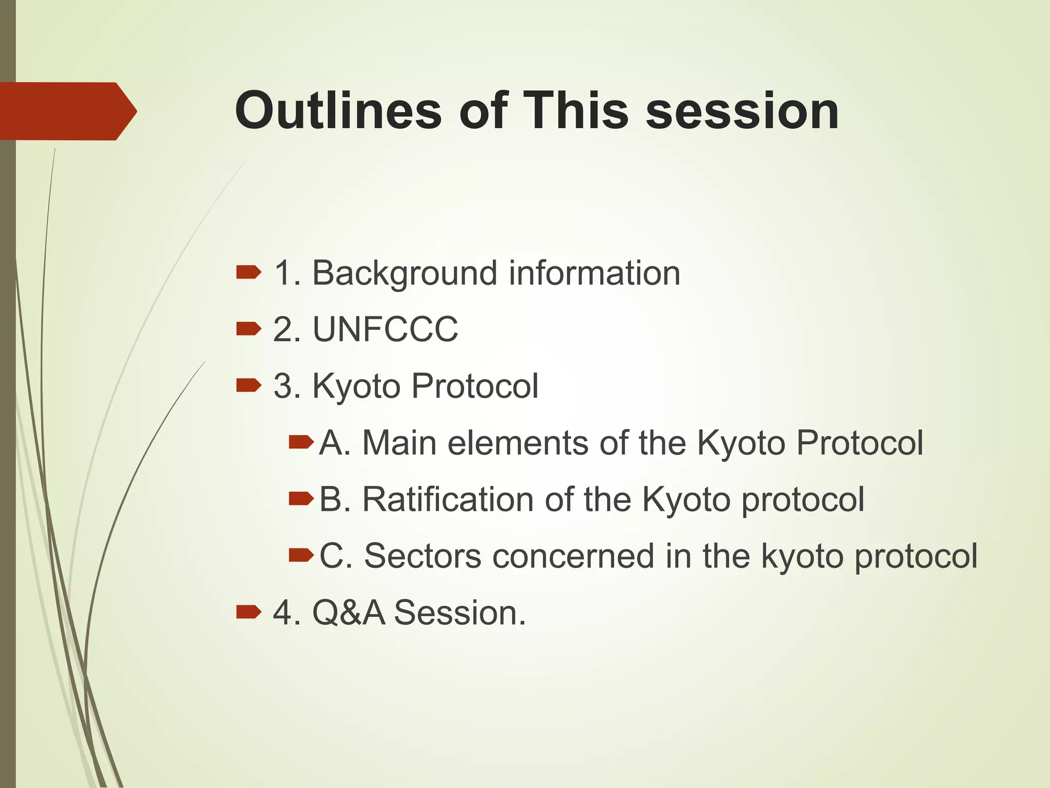 Kyoto Protocol to The UNFCCC by Md Sohrab Hossain | PPT