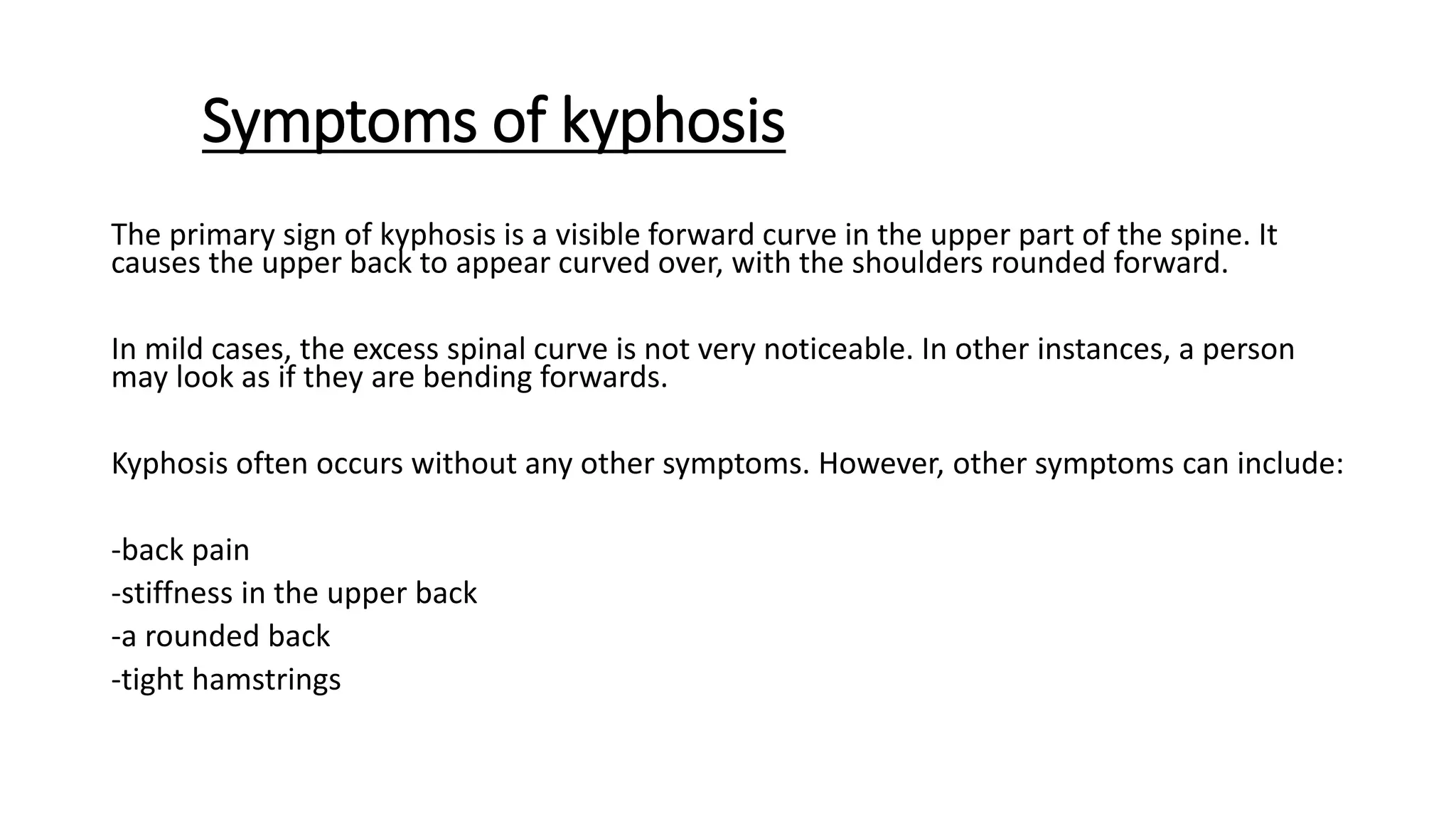 KYPHOSIS-1.pptx biomechanics. ........... | PPTX