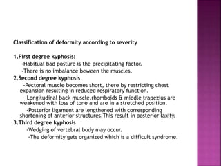 Kyphosis | PPTX